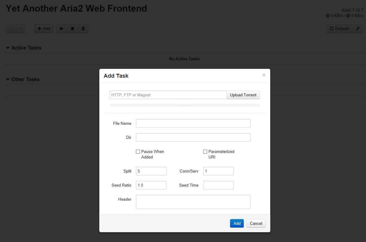 旧版OpenWrt Aria 2 打开及配置教程